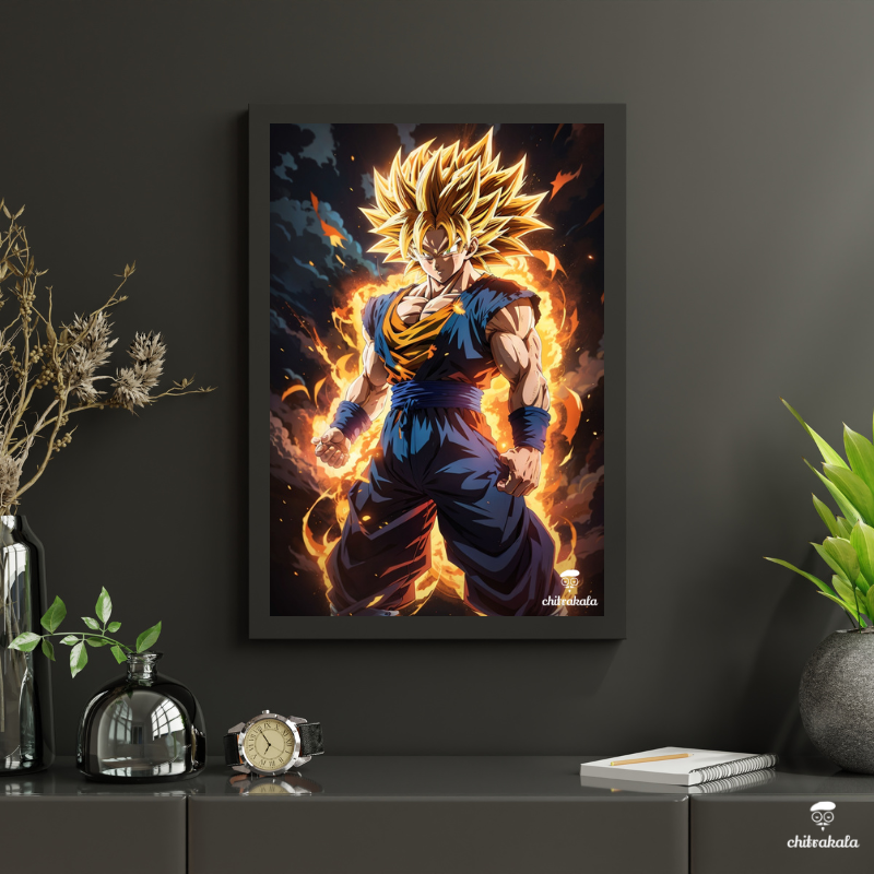 Goku Anime Poster - Chitrakala