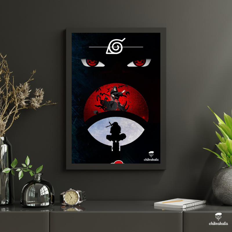 Itachi Anime Poster - Chitrakala